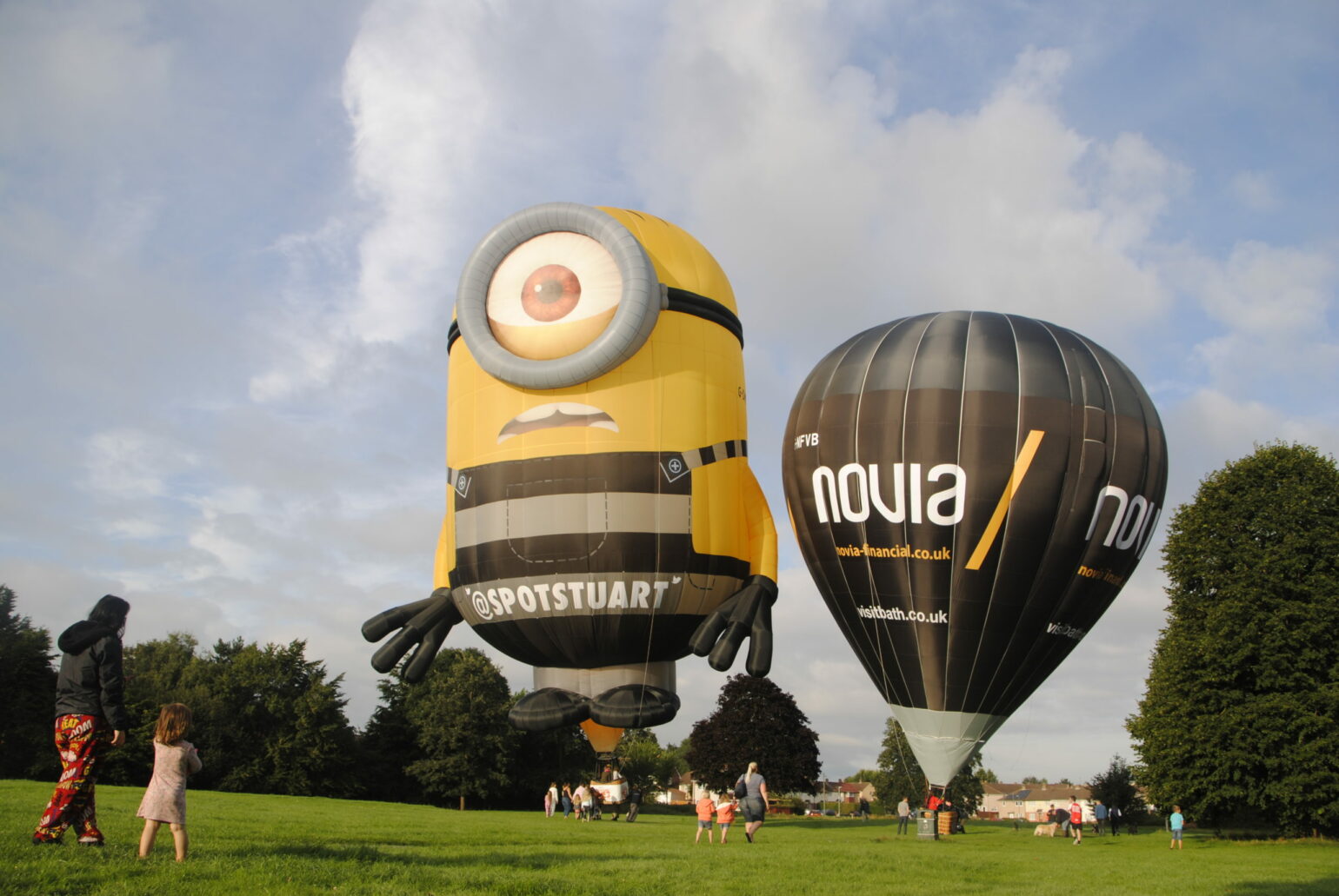 Spectacular sights over east Bristol as International Balloon Fiesta ...