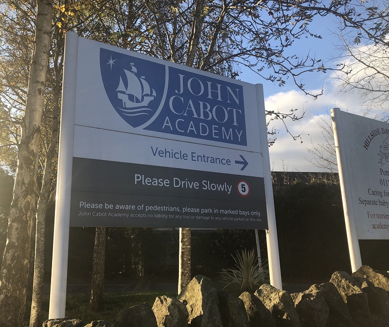 Part-time road closure planned outside John Cabot Academy in Kingswood ...