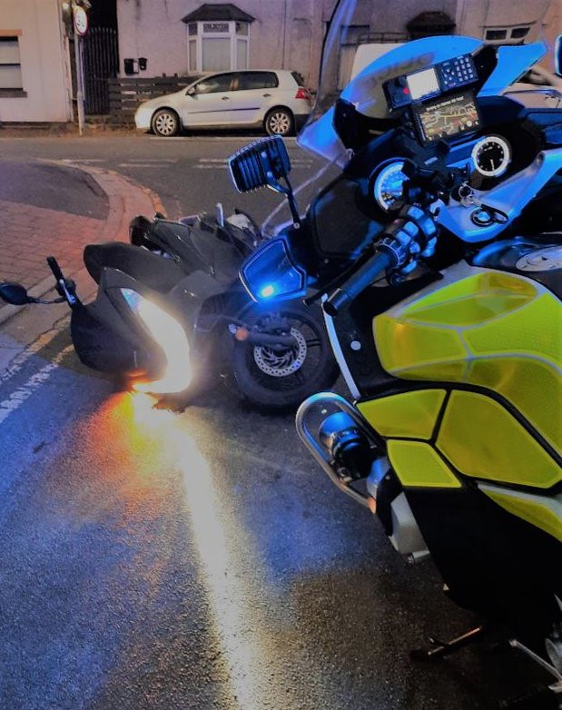 Teenager arrested and stolen motorbike recovered after police stinger ...