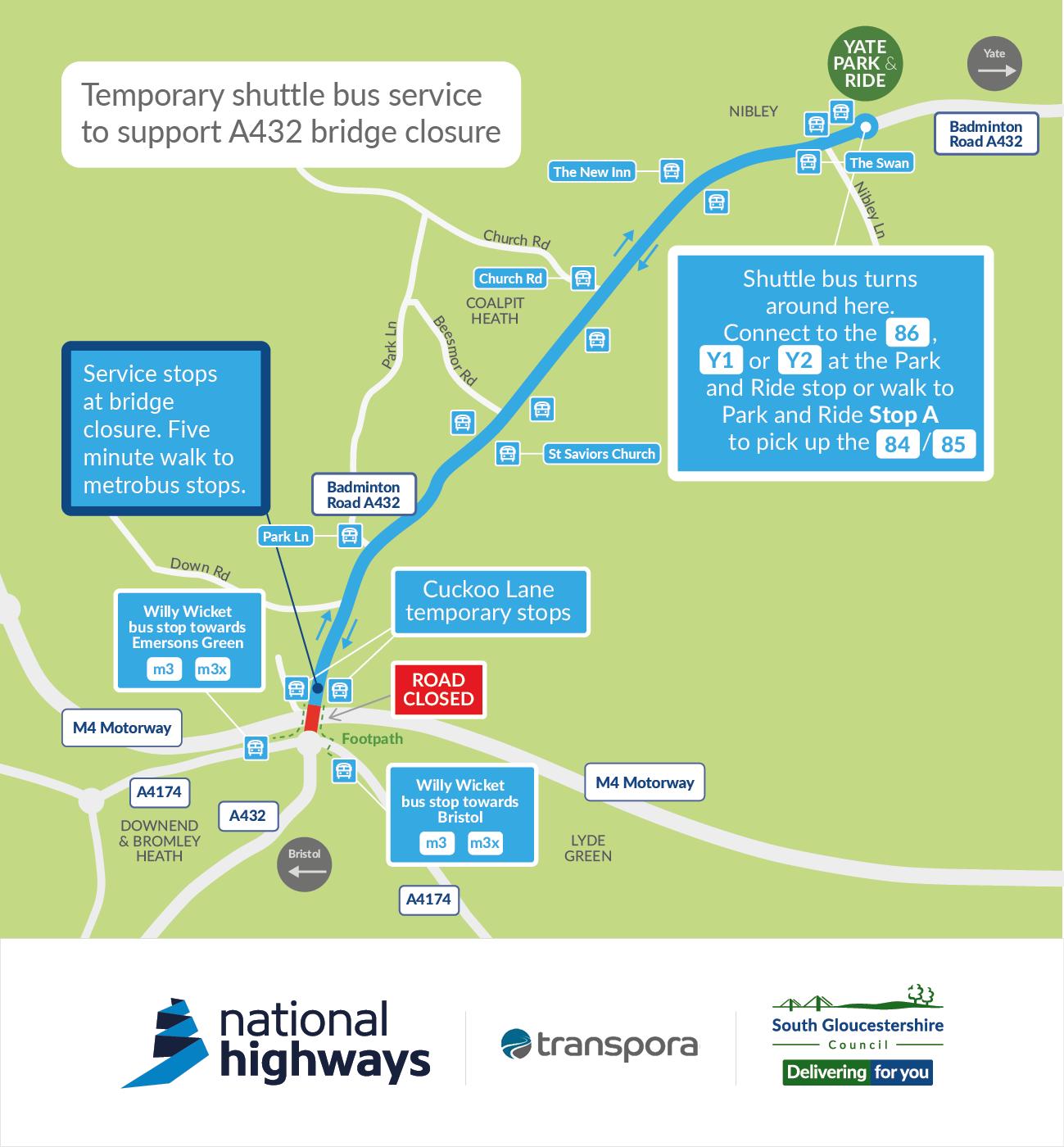 Free shuttle bus will help fill transport gap caused by M4 bridge ...