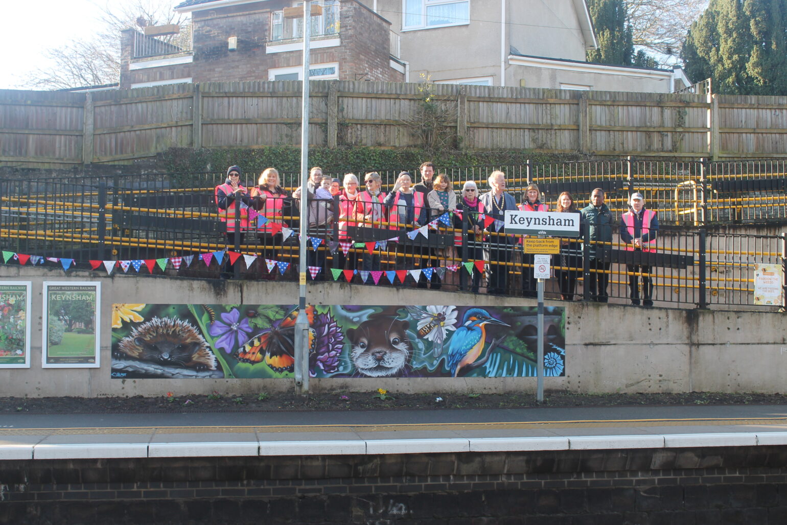 Striking new mural is unveiled at Keynsham Railway Station | The Week In