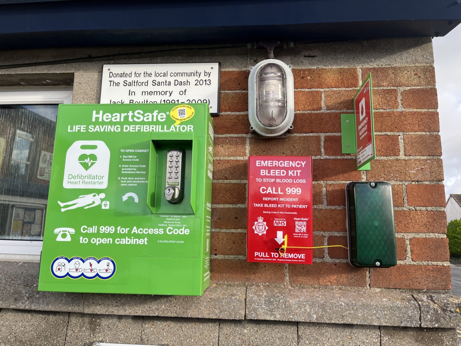 New bleed kit at Saltford Hall, thanks to community effort | The Week In